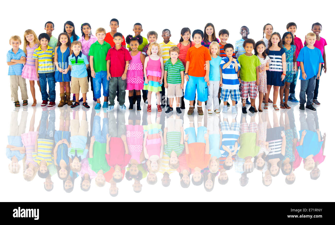 Large Group Of Children High Resolution Stock Photography and Images ...