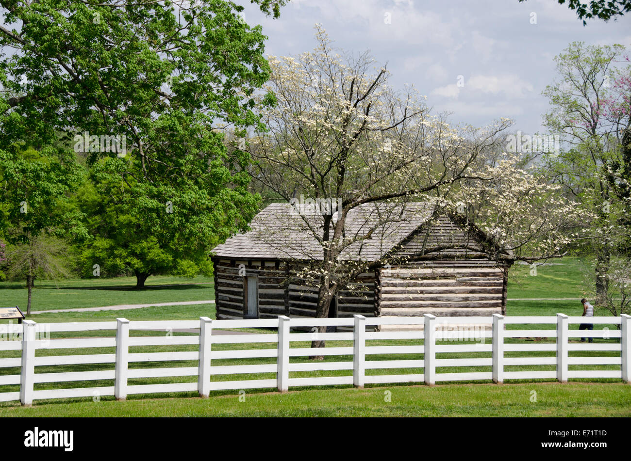 USA, Tennessee, Nashville. The Hermitage, historic home and plantation ...