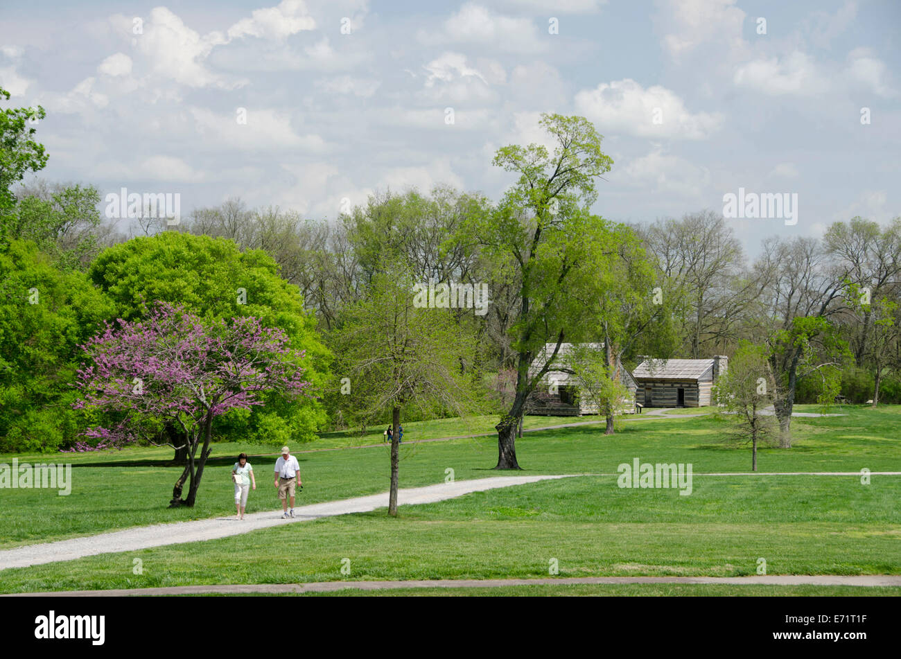 USA, Tennessee, Nashville. The Hermitage, home and plantation of Andrew ...