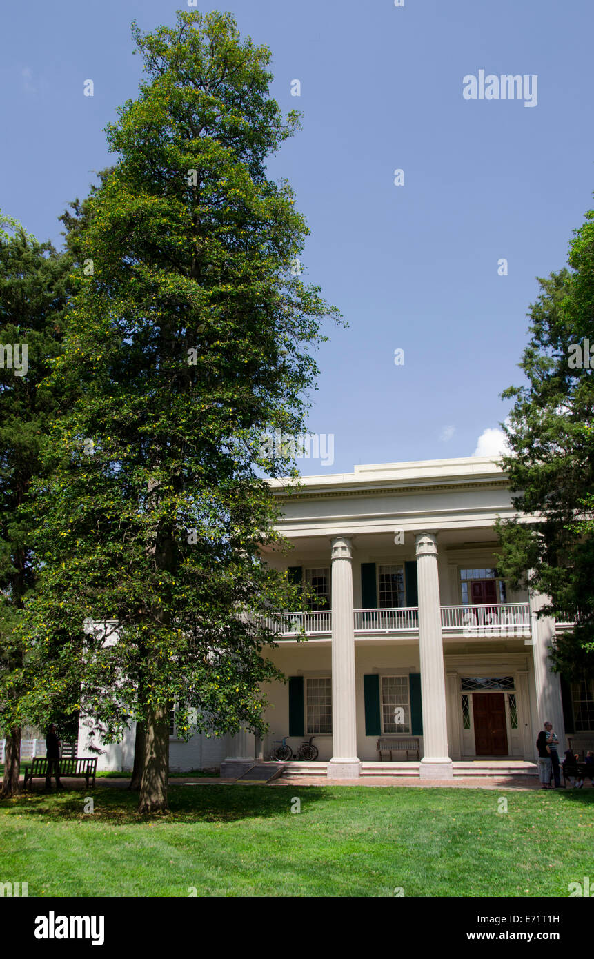 USA, Tennessee, Nashville. The Hermitage, home and plantation Andrew Jackson. National Historic ...