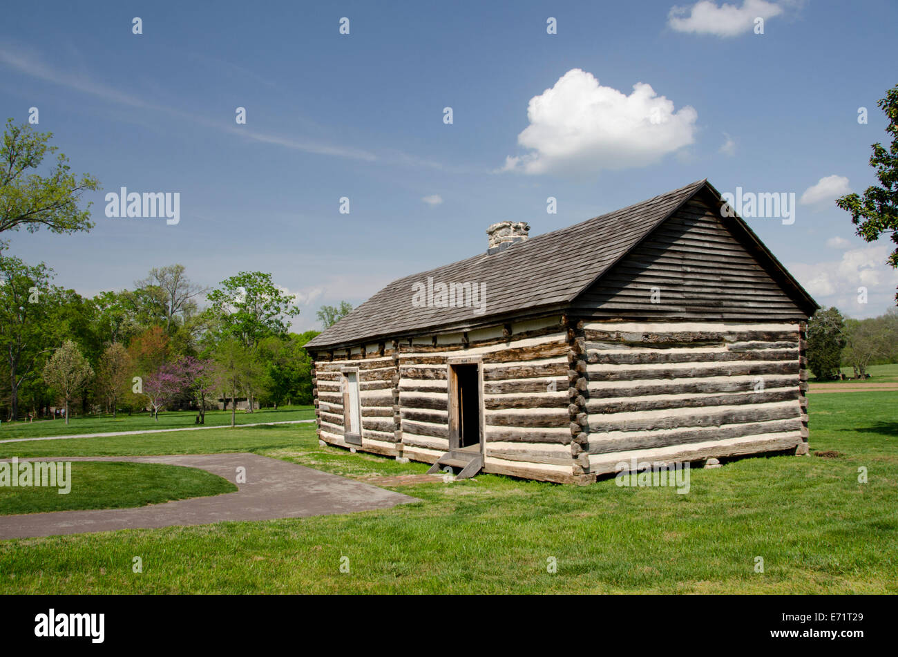 USA, Tennessee, Nashville. The Hermitage, home and plantation of Andrew ...