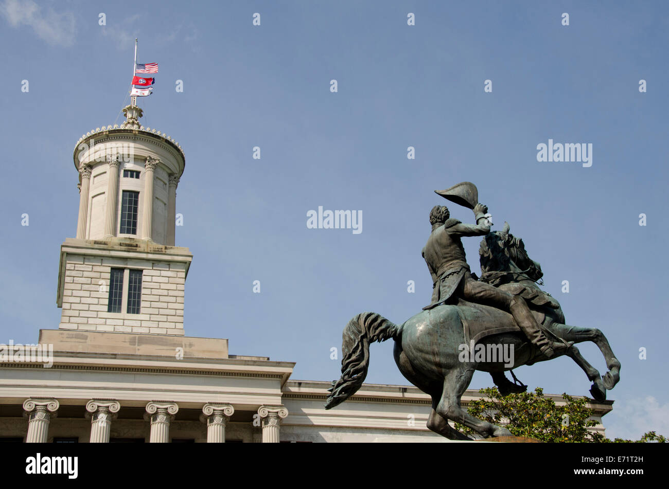 USA, Tennessee, Nashville. Tennessee State Capitol, National Register ...