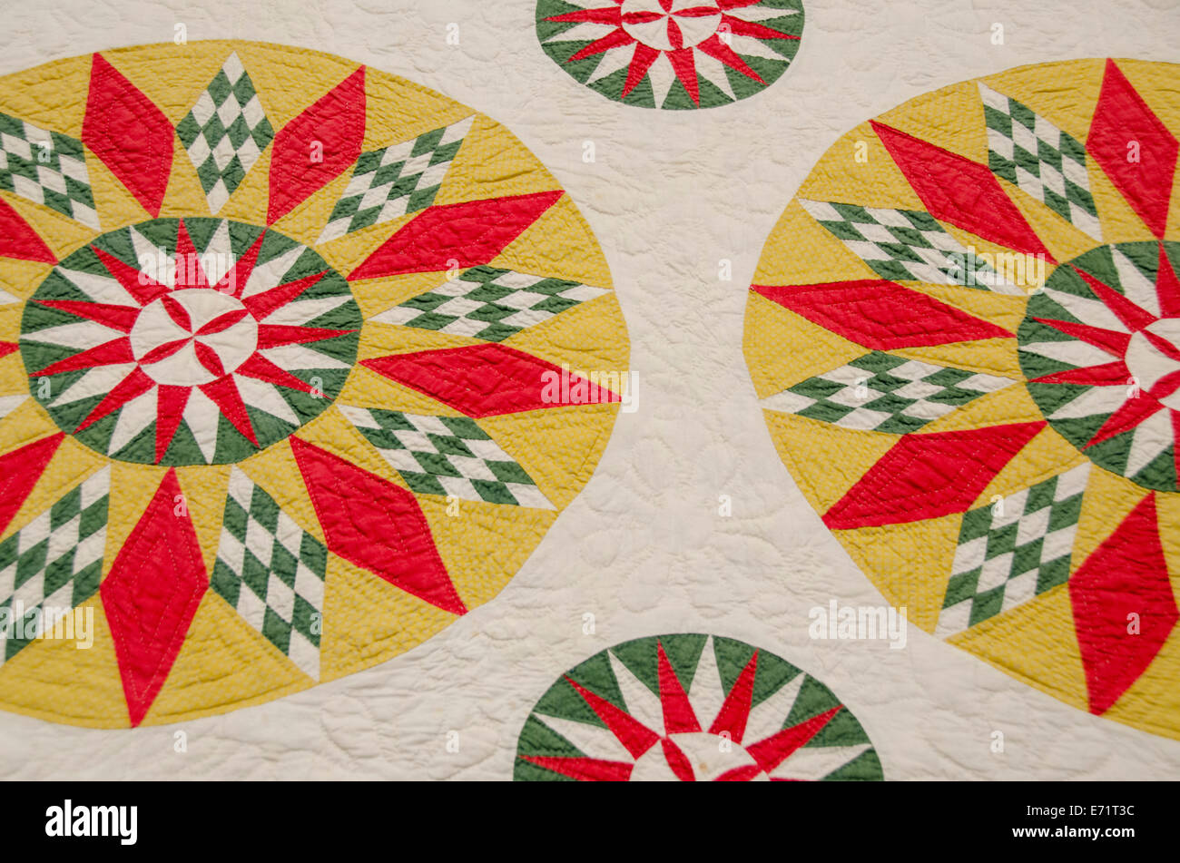 USA, Tennessee, Nashville, Tennessee State Museum. Antique quilt ...