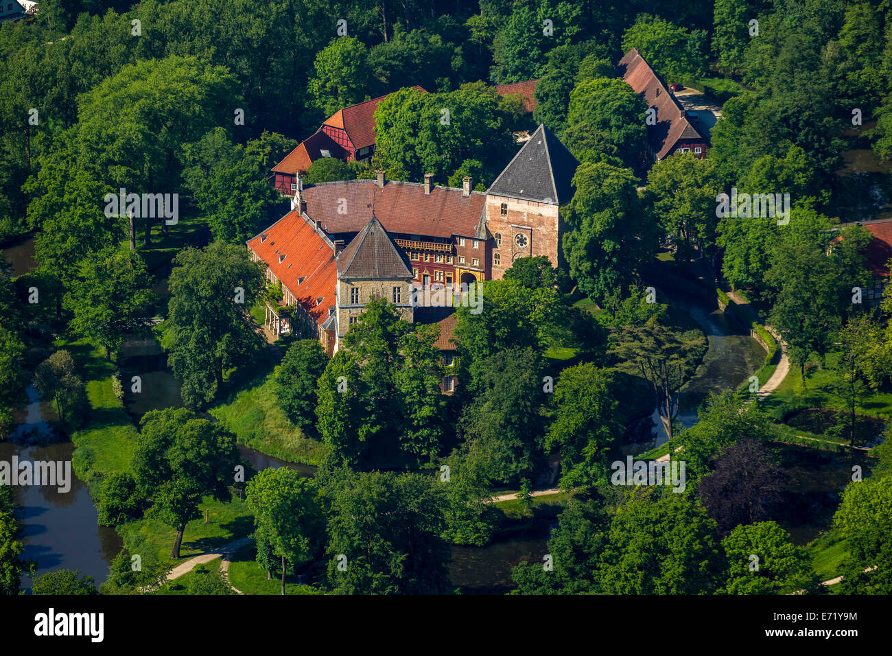 Aerial photo of rheda wiedenbruck hi-res stock photography and images ...