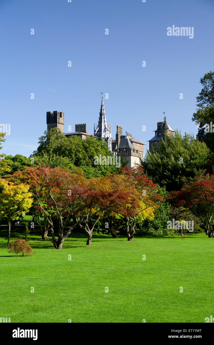 Bute park castle grounds hi-res stock photography and images - Alamy