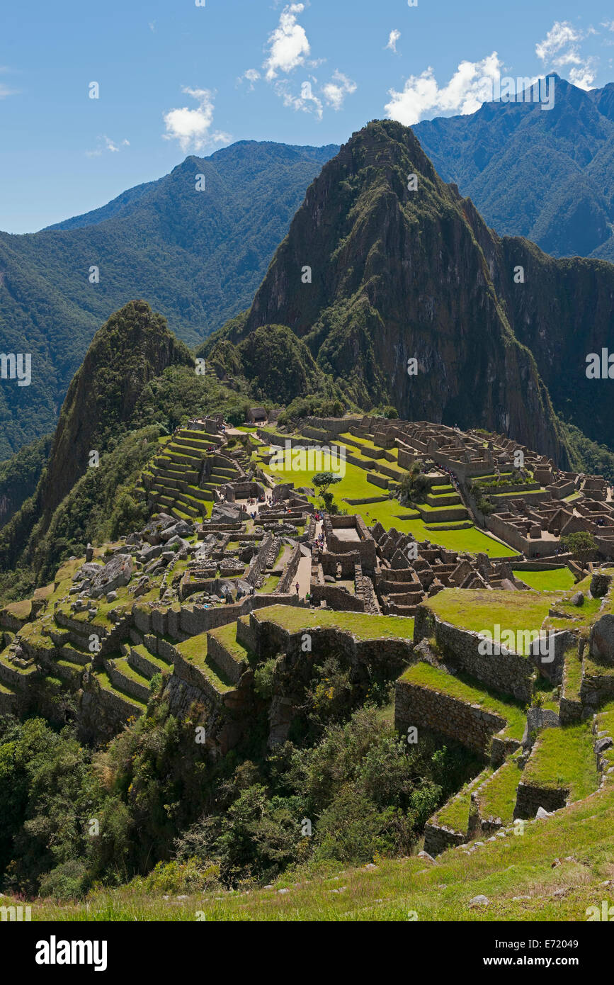 Ruins of Machu Picchu, UNESCO World Heritage Site, Peru Stock Photo - Alamy