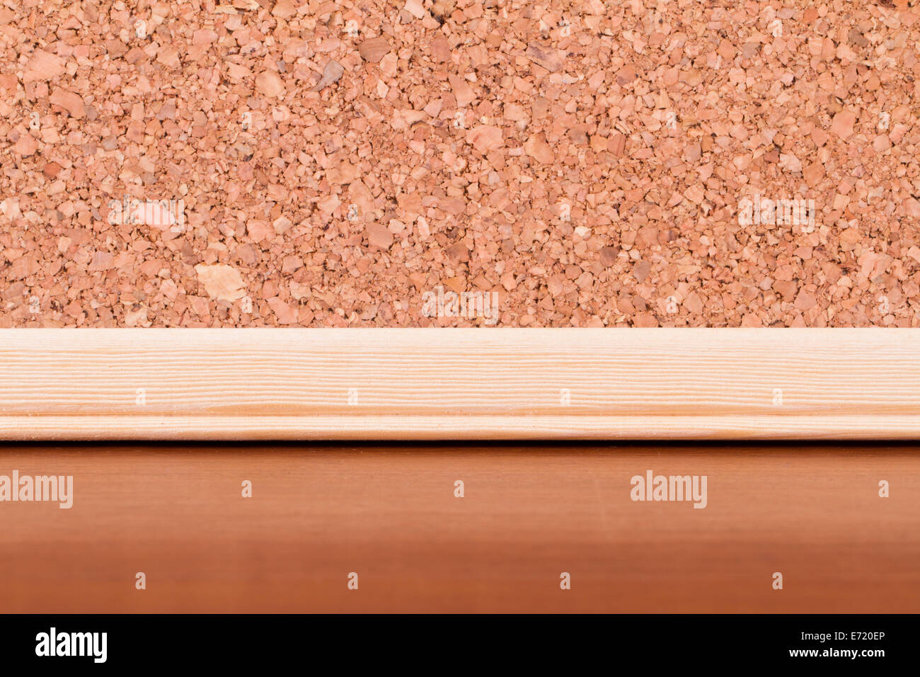 Cork board for your message at background on wooden table Stock Photo ...