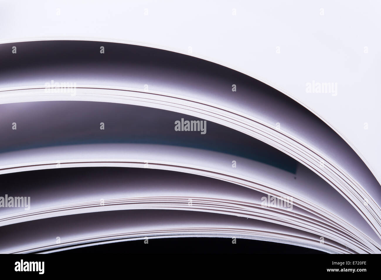 Detail view of open book Stock Photo - Alamy