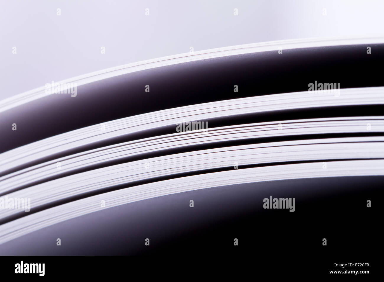 Detail view of open book Stock Photo - Alamy