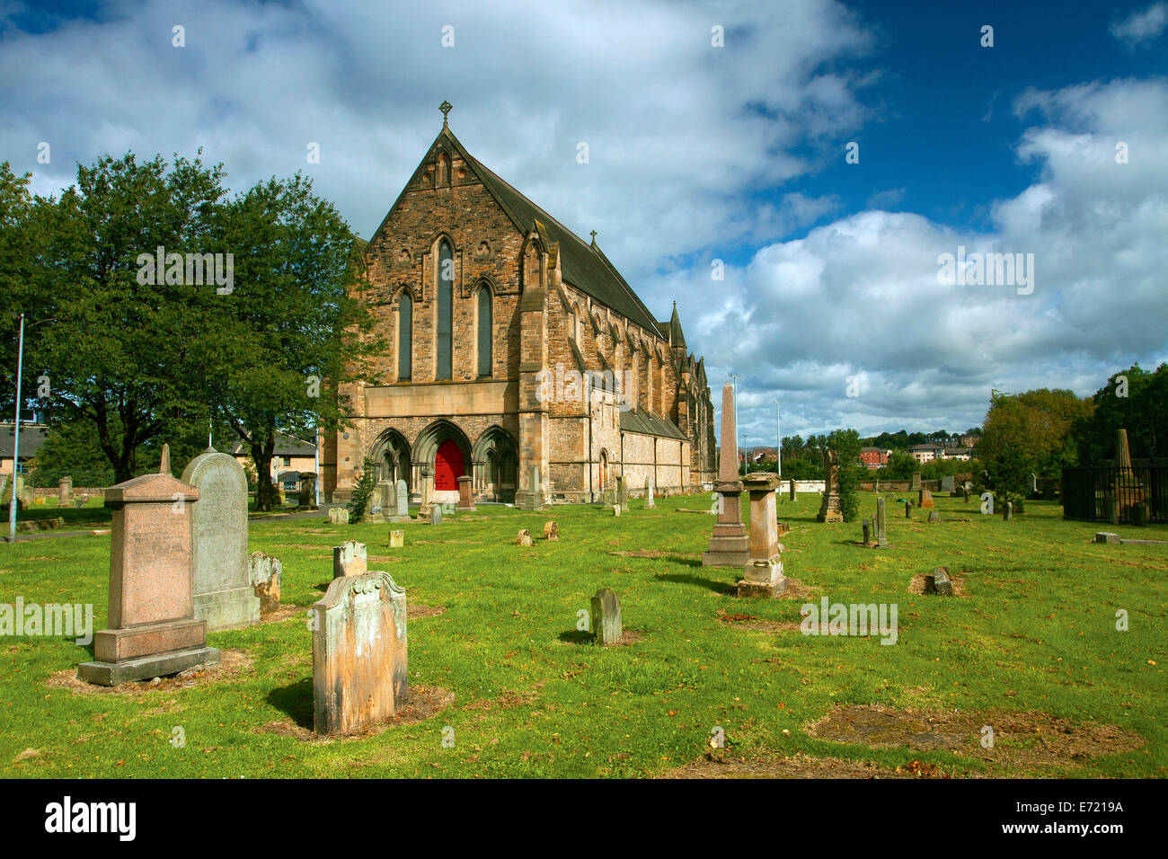 Govan Old Parish Church, also known as Govan Old Kirk, sitting on the ...