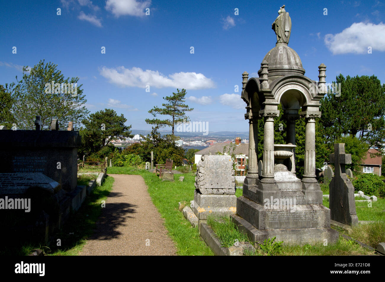 Victorian Grave, St Augustine's Church Penarth, Vale of Glamorgan ...