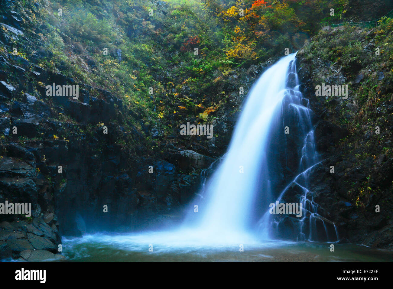 Anmon no taki in Shirakami- Sanchi (world heritage Stock Photo - Alamy