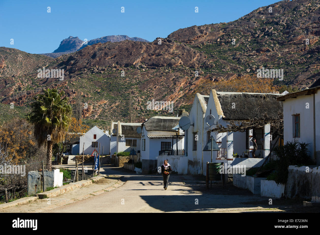 Street scene, Wupperthal, South Africa Stock Photo - Alamy