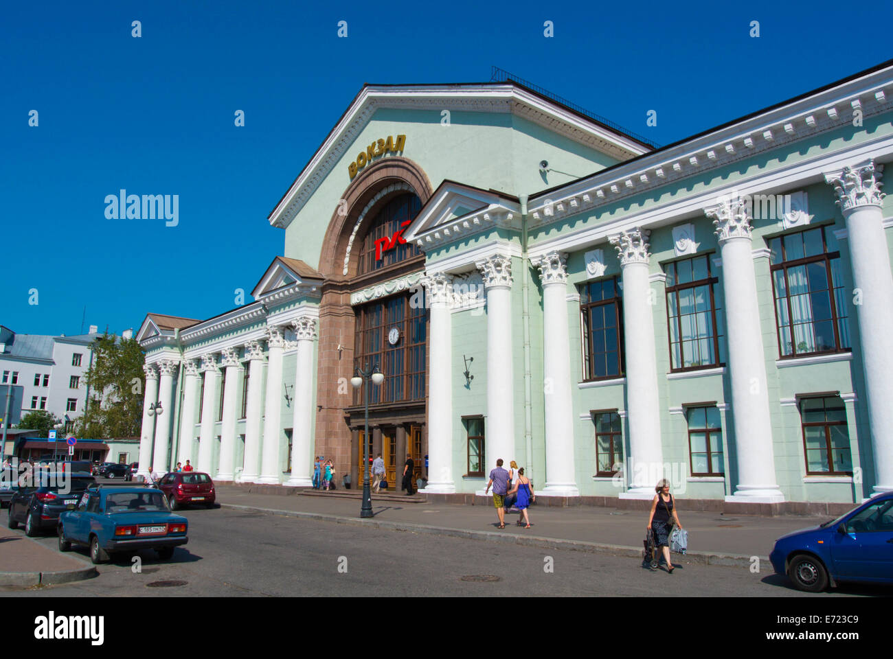 Railway station, Vyborg, Karelia, Russia, Europe Stock Photo - Alamy
