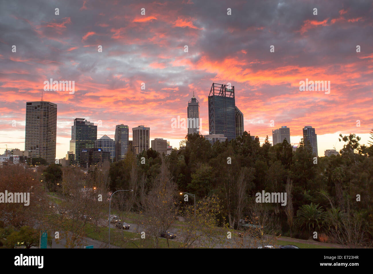 dawn in Perth Stock Photo - Alamy