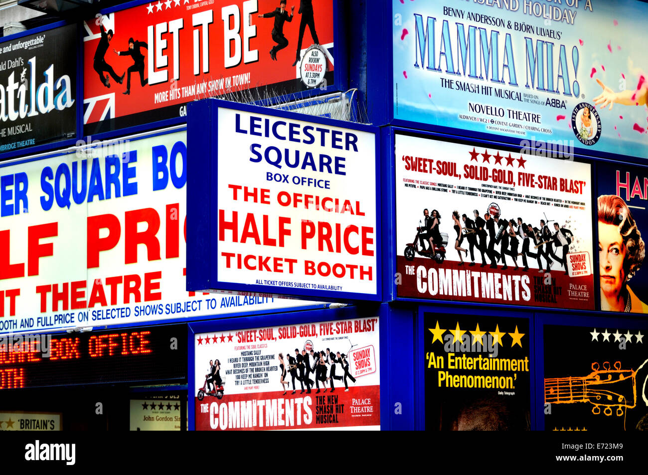 Half price theater leicester tickets square hi-res stock photography ...