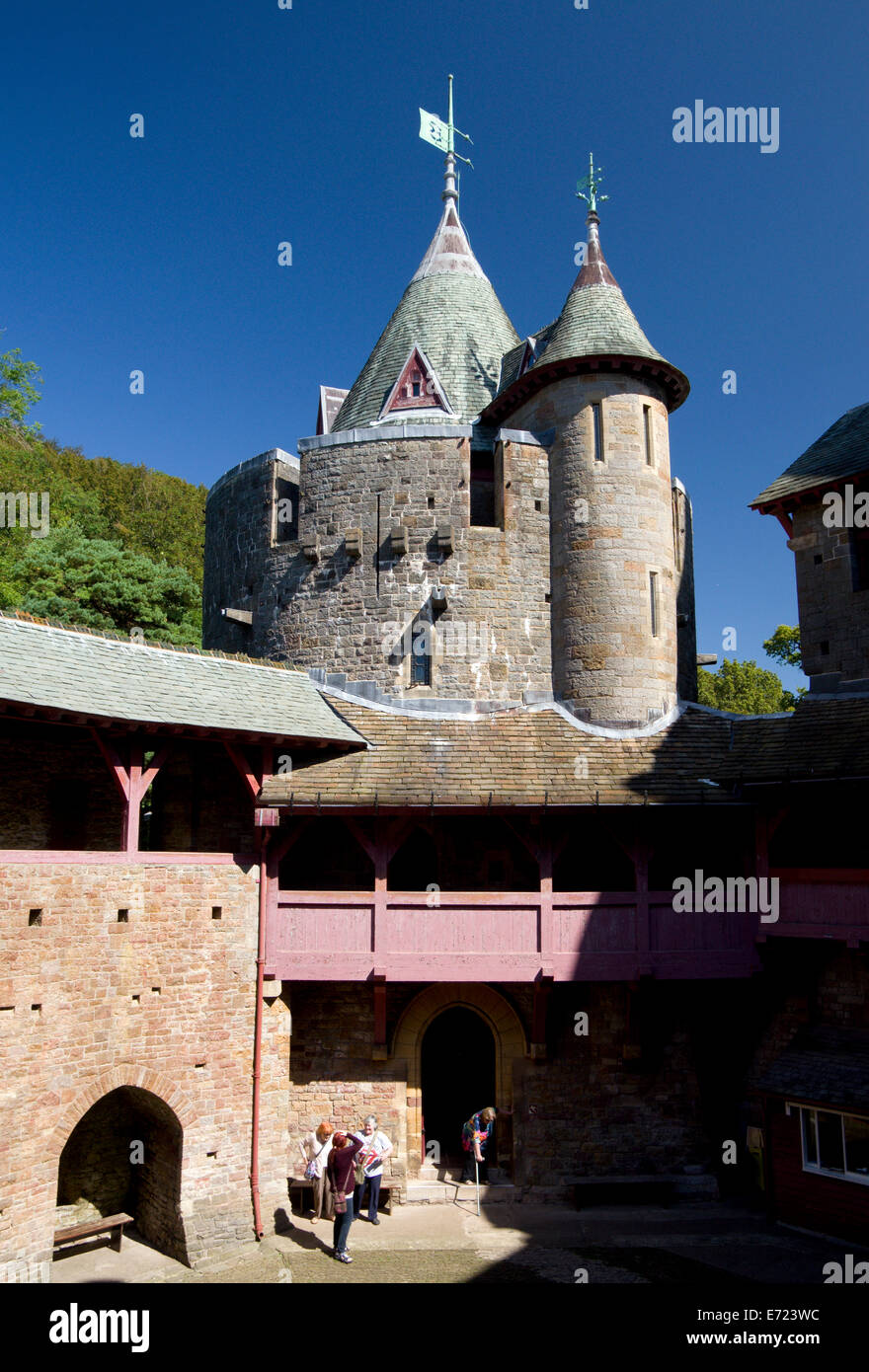 Castell Coch, Tongwynlais, Cardiff, South Wales, UK Stock Photo - Alamy