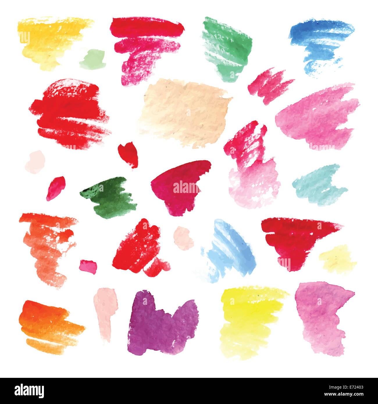 Watercolor background set Stock Photo - Alamy