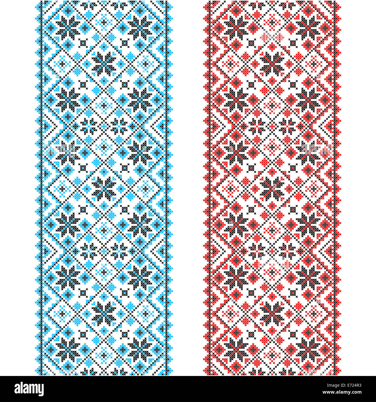 Embroidery vector hi-res stock photography and images - Alamy