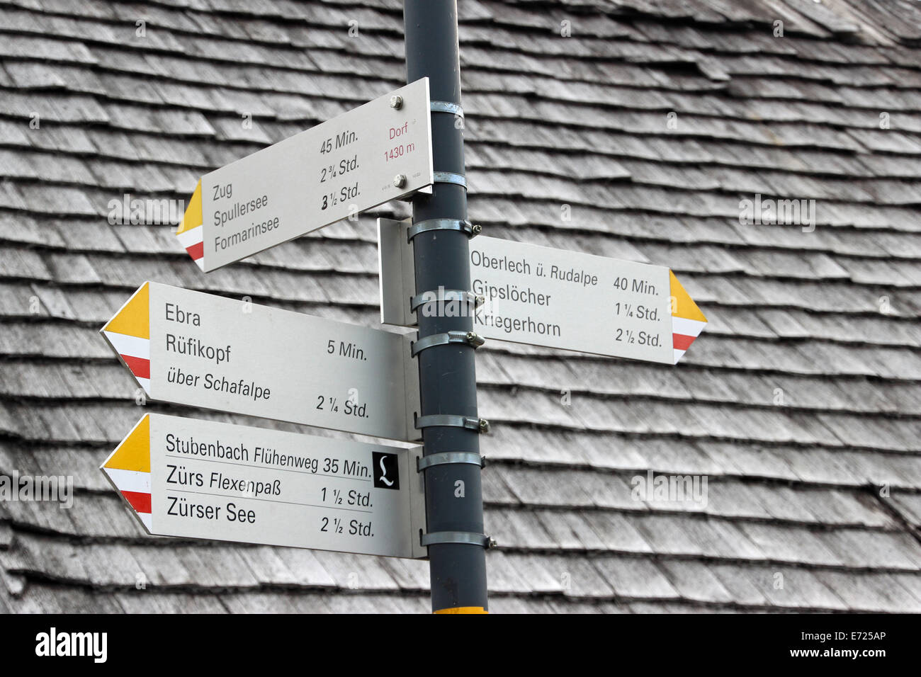 Road signs in austria hi-res stock photography and images - Alamy