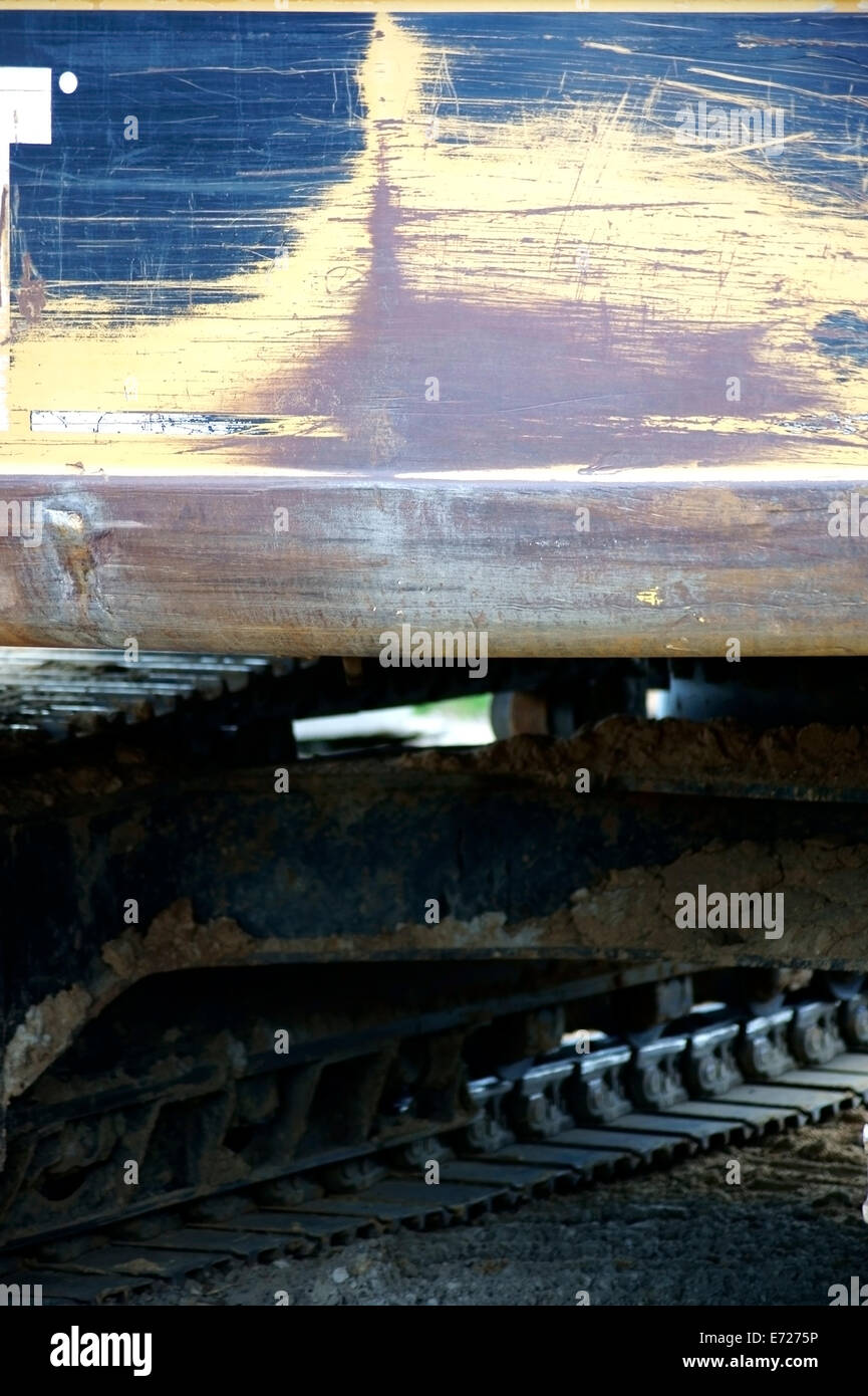 Excavator close up Stock Photo - Alamy