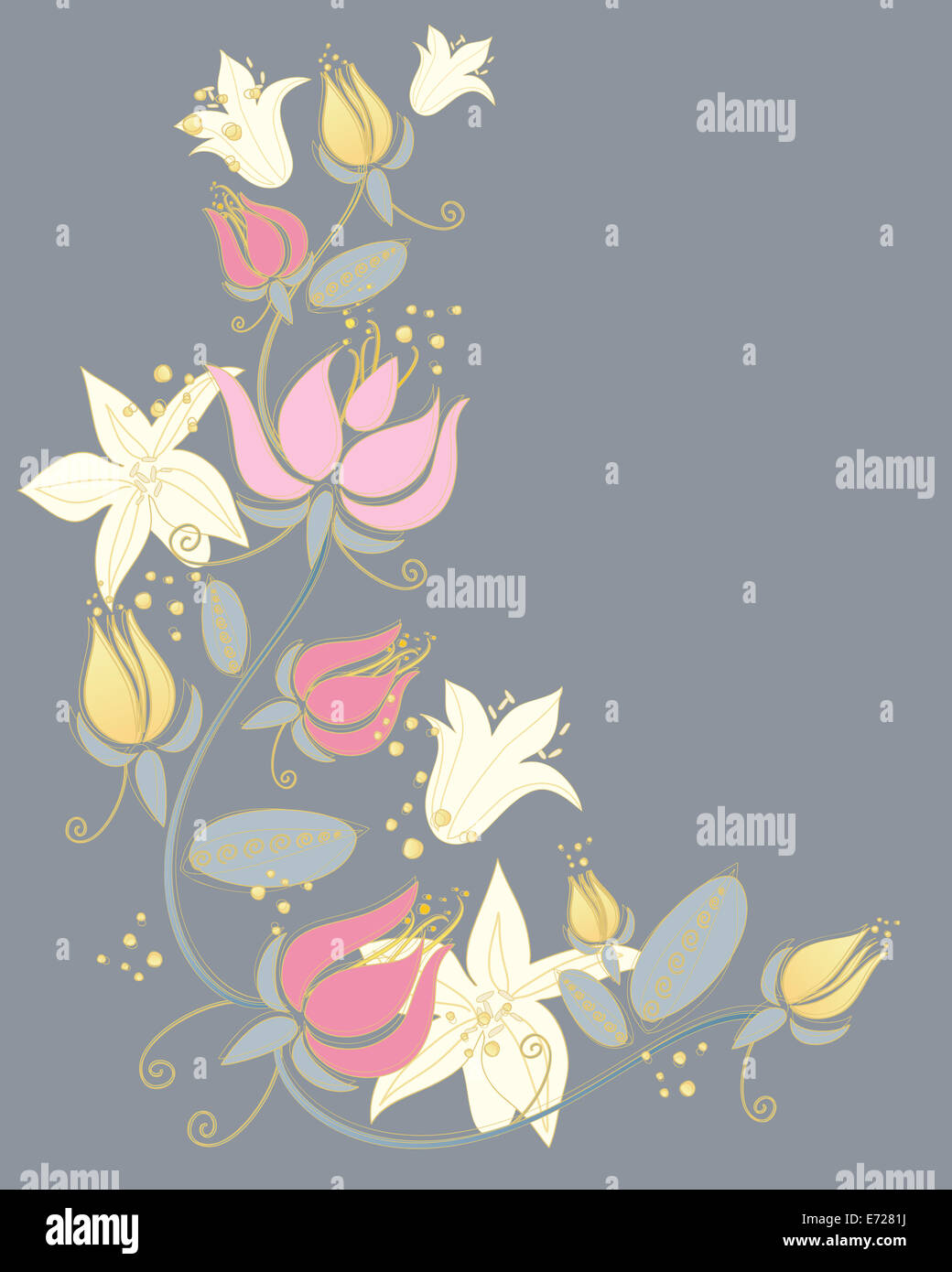 Lily design hi-res stock photography and images - Alamy