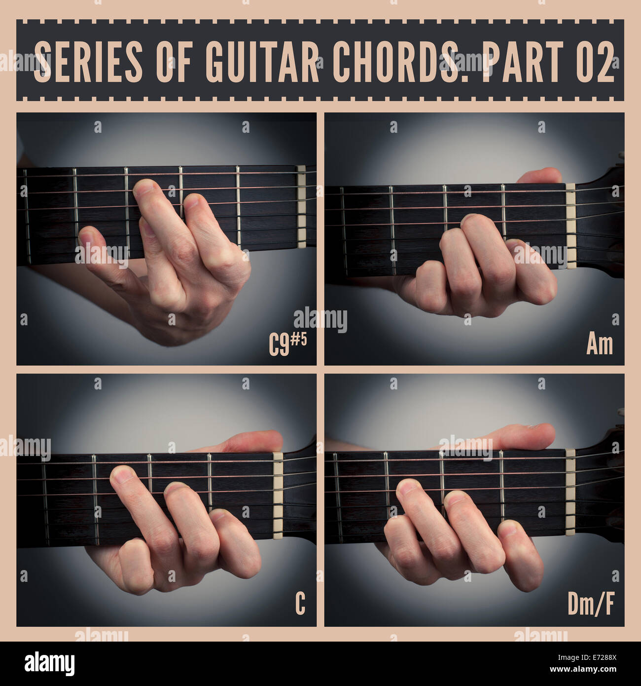 Triad chords hi-res stock photography and images - Alamy