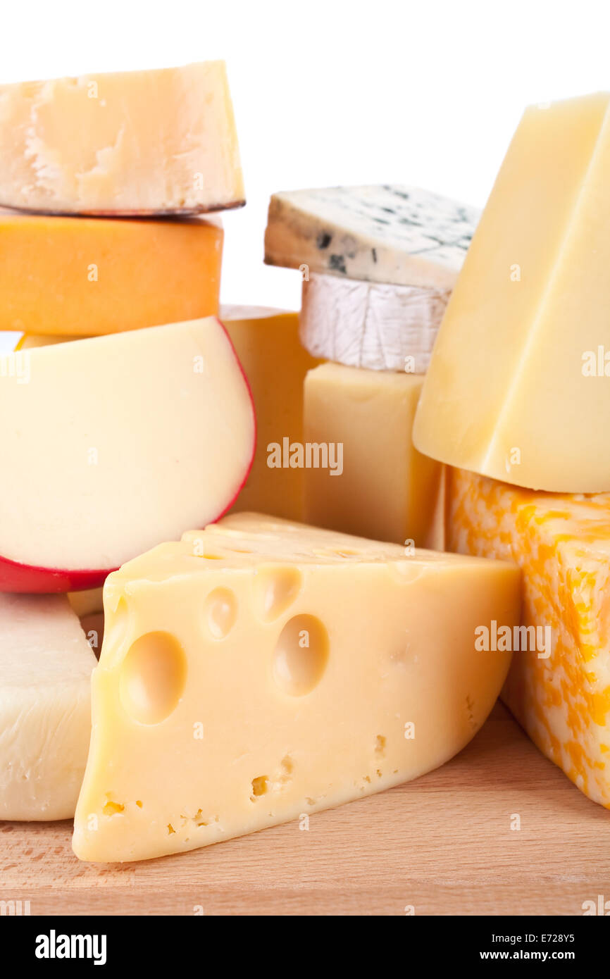 large group of cheeses Stock Photo - Alamy