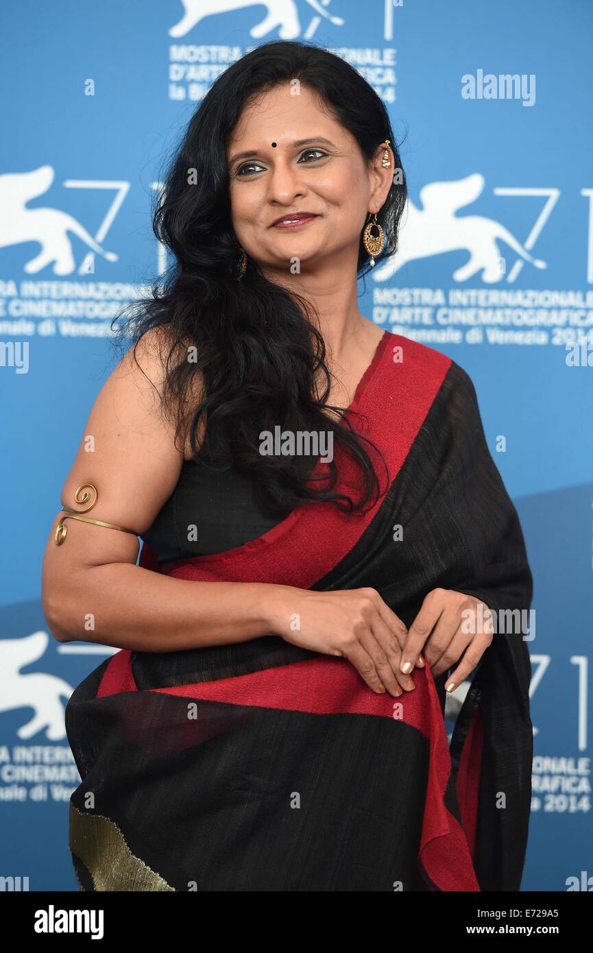 Venice, Italy. 4th Sep, 2014. Actress Geetanjali Kulkarni poses during ...