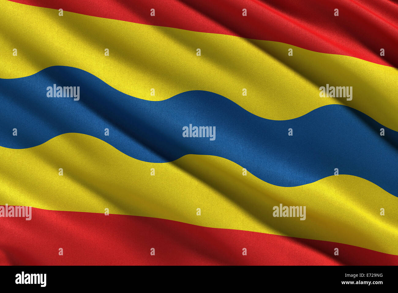 Flag of Overijssel Stock Photo - Alamy