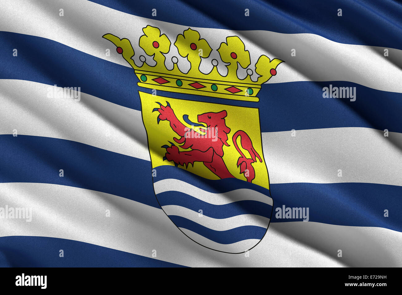 Flag of Zeeland Stock Photo - Alamy