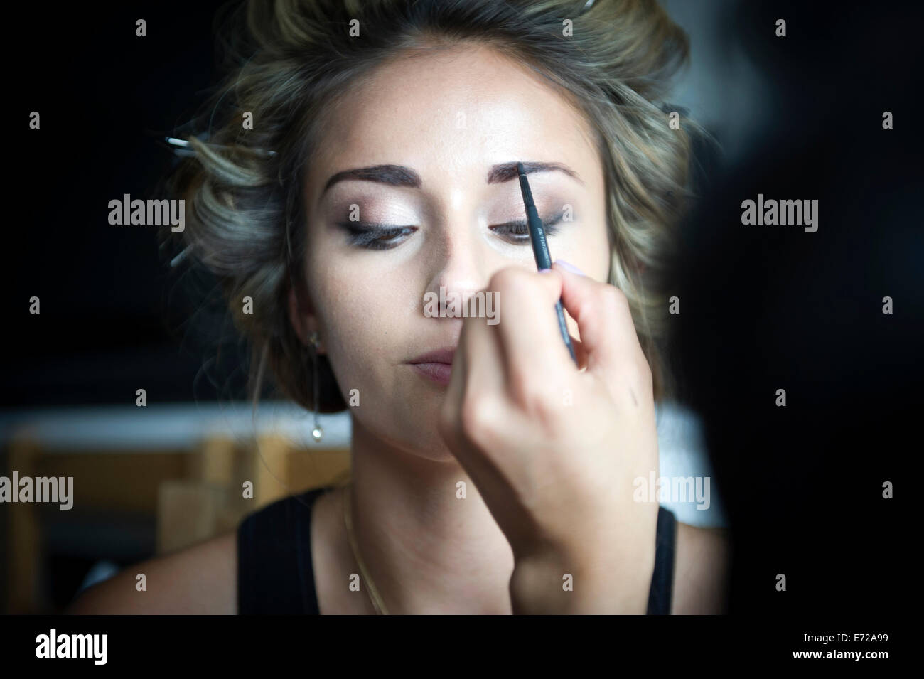 Beauty Portrait Make over Stock Photo - Alamy