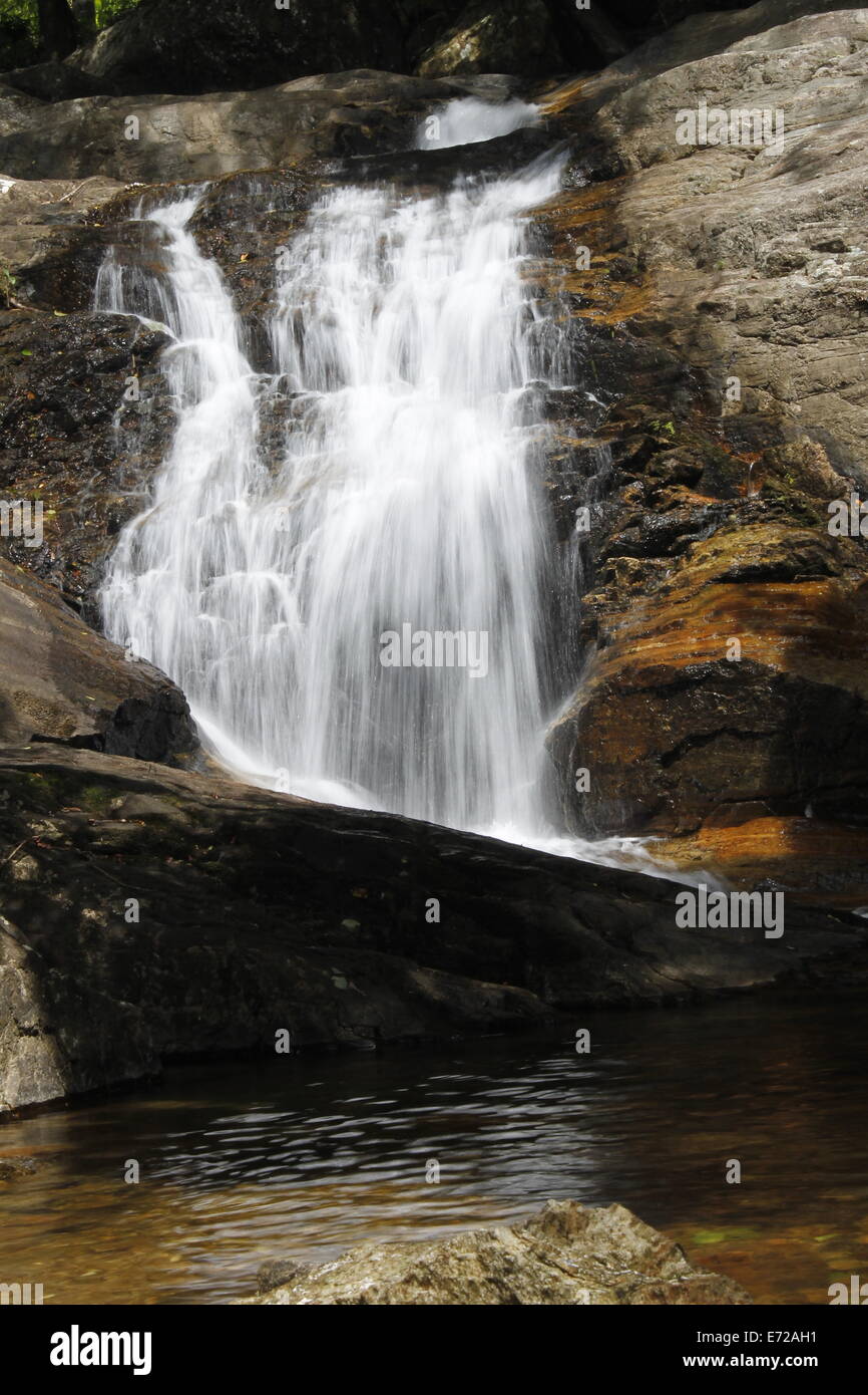 Waterfall shows a scenery effect Stock Photo - Alamy