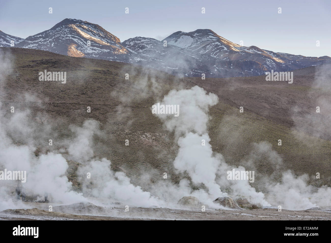 Tatio geysers, steam sources, San Pedro de Atacama, Antofagasta Region ...