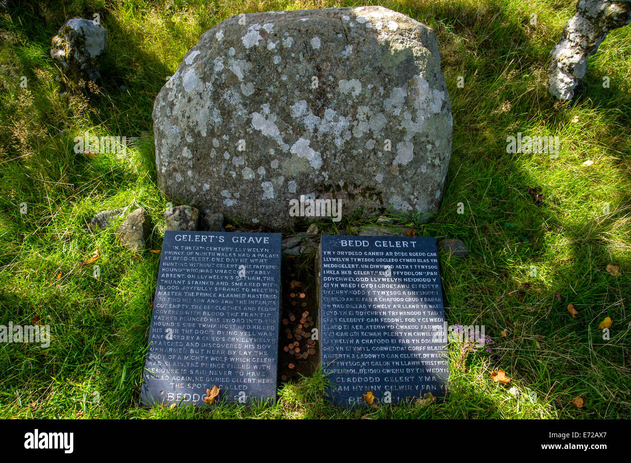 The grave of gelert hi-res stock photography and images - Alamy