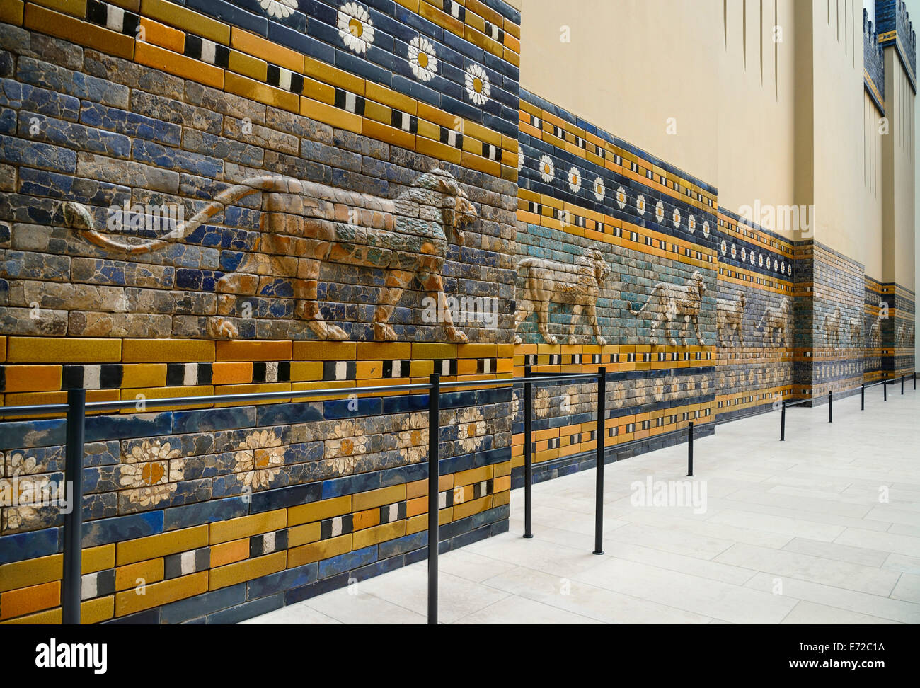 Germany, Berlin, Pergamon Museum The Babylon Processional Way Stock ...