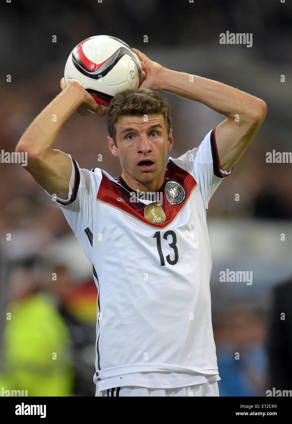 Duesseldorf, Germany. 03rd Sep, 2014. Germany's Thomas Mueller in ...