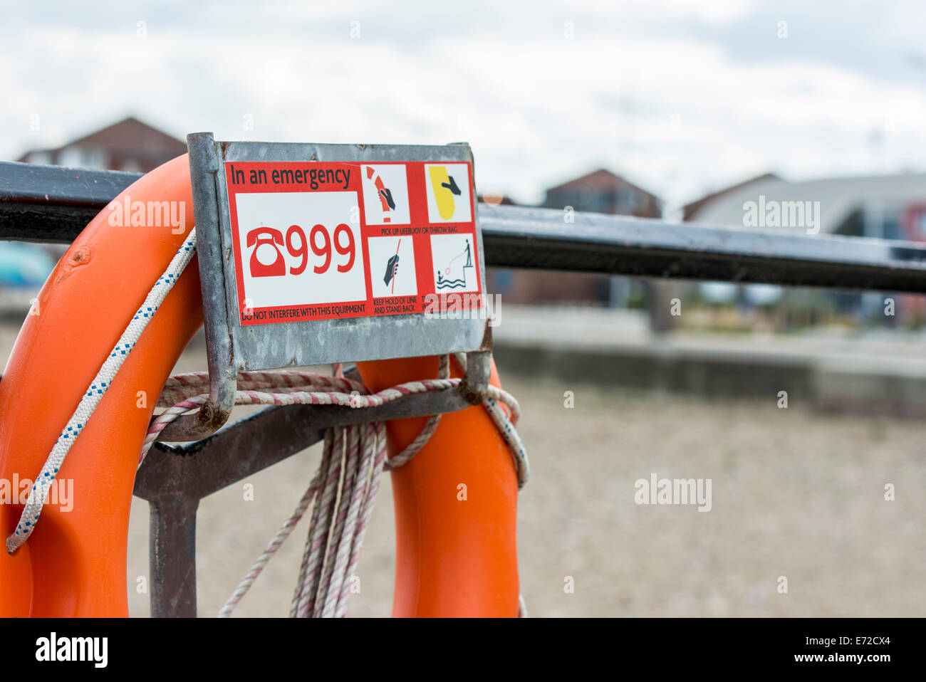 Lifebuoy with light hi-res stock photography and images - Alamy
