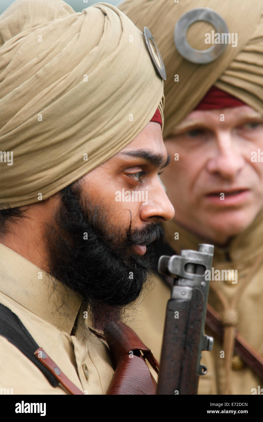 World War I Sikh - basic infantryman in 1914 History Live - Kelmarsh ...