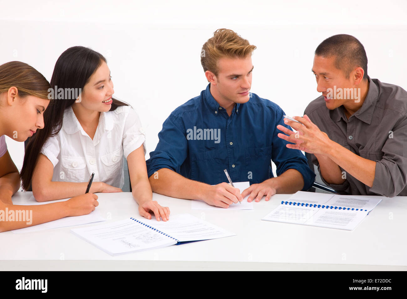Diverse group business partners hi-res stock photography and images - Alamy