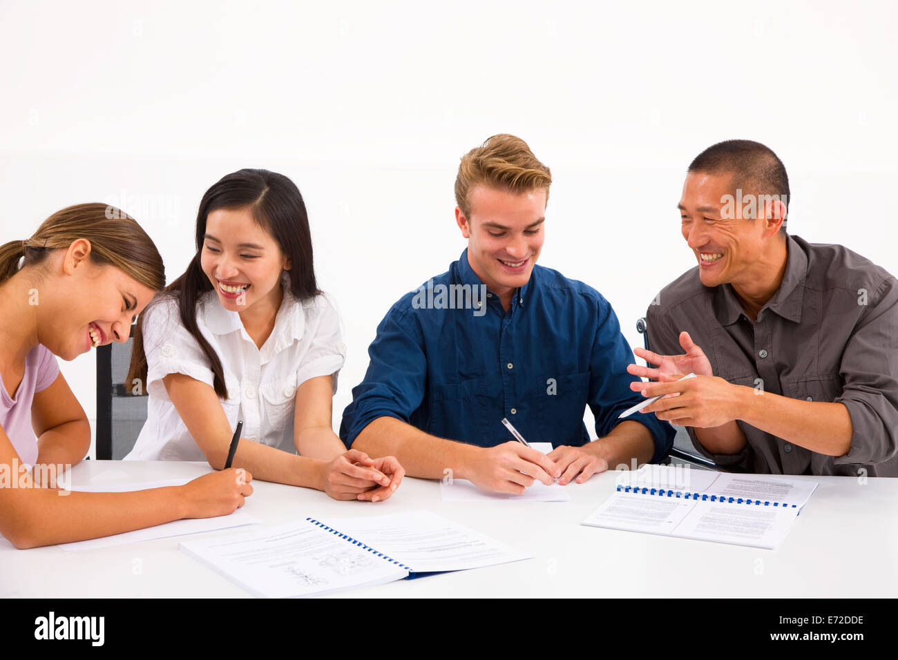 Diverse ethnic business men team hi-res stock photography and images ...