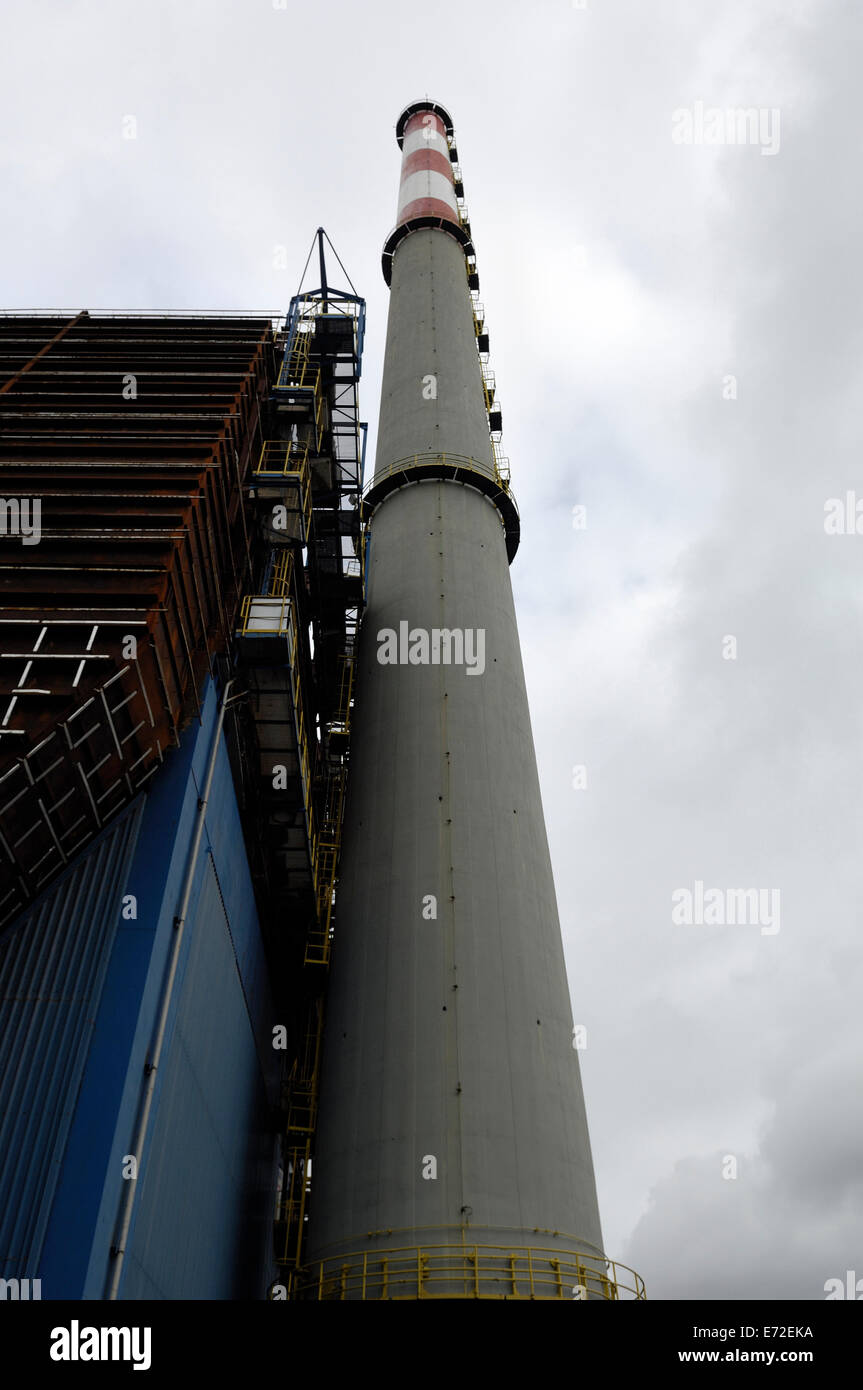 Central Thermal chimney Stock Photo - Alamy