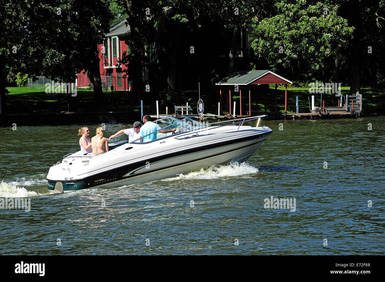 Recreational boating on the Fox River Stock Photo - Alamy