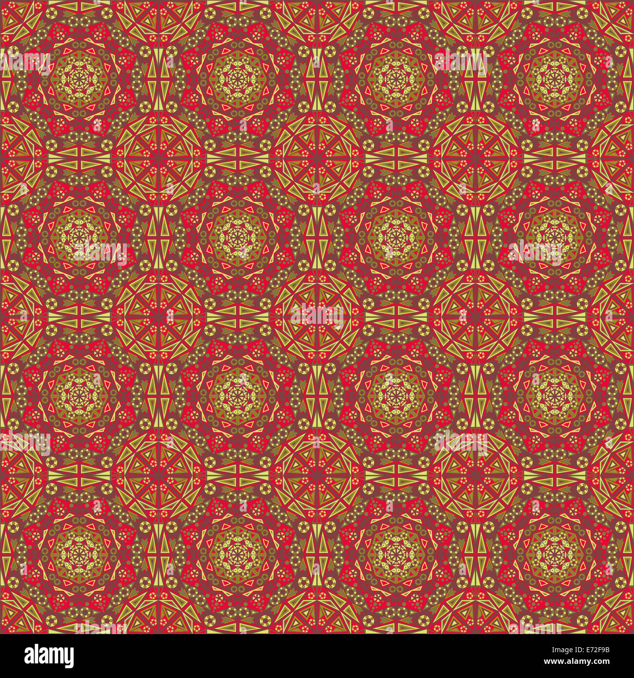 Vector seamless. Colorful ethnic pattern. Arabesque style Stock Photo ...