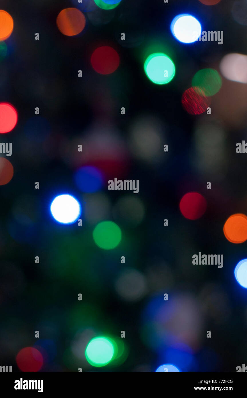 Coloured lights bokeh, taken at night Stock Photo - Alamy
