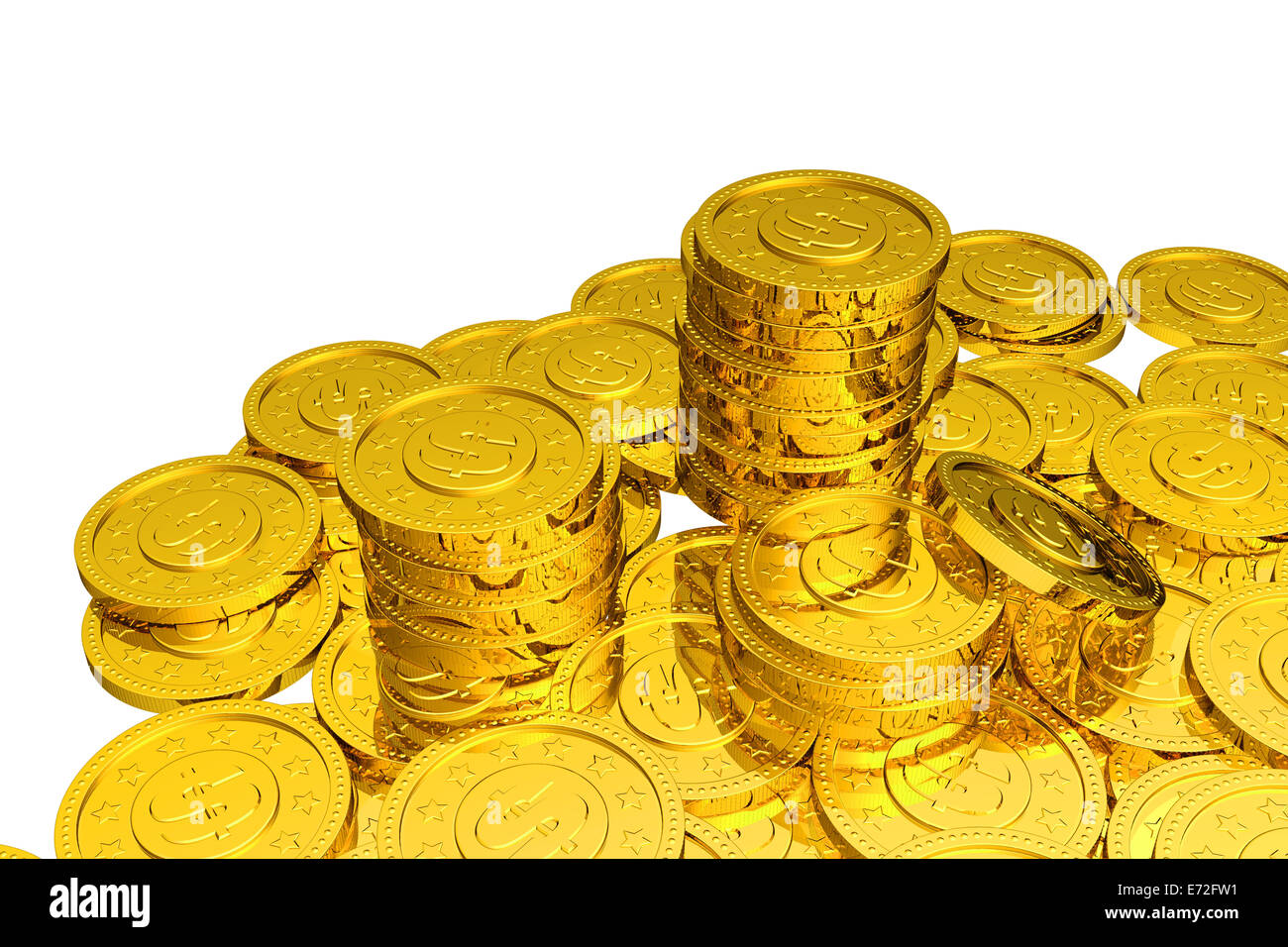 Many golden coins background - Finance concept background Stock Photo ...