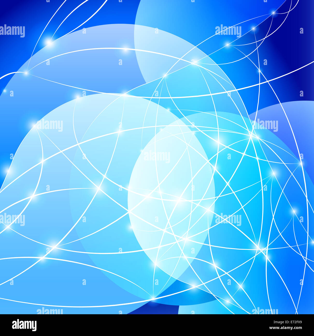 Blue Internet background with shiny network dots concept Stock Photo ...