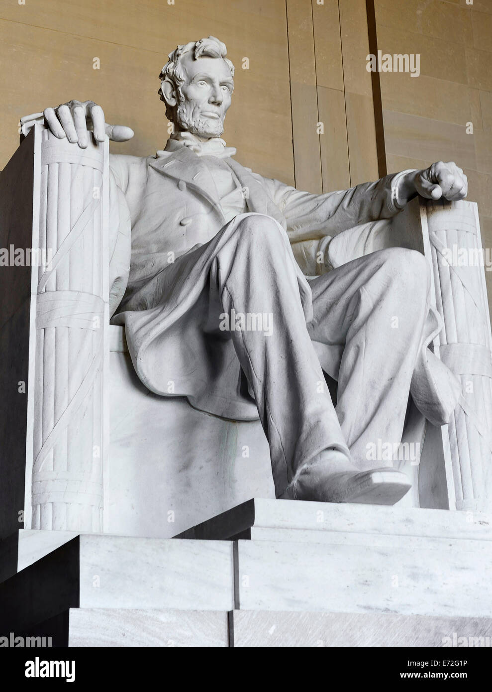 Lincoln Memorial Statue Close Up