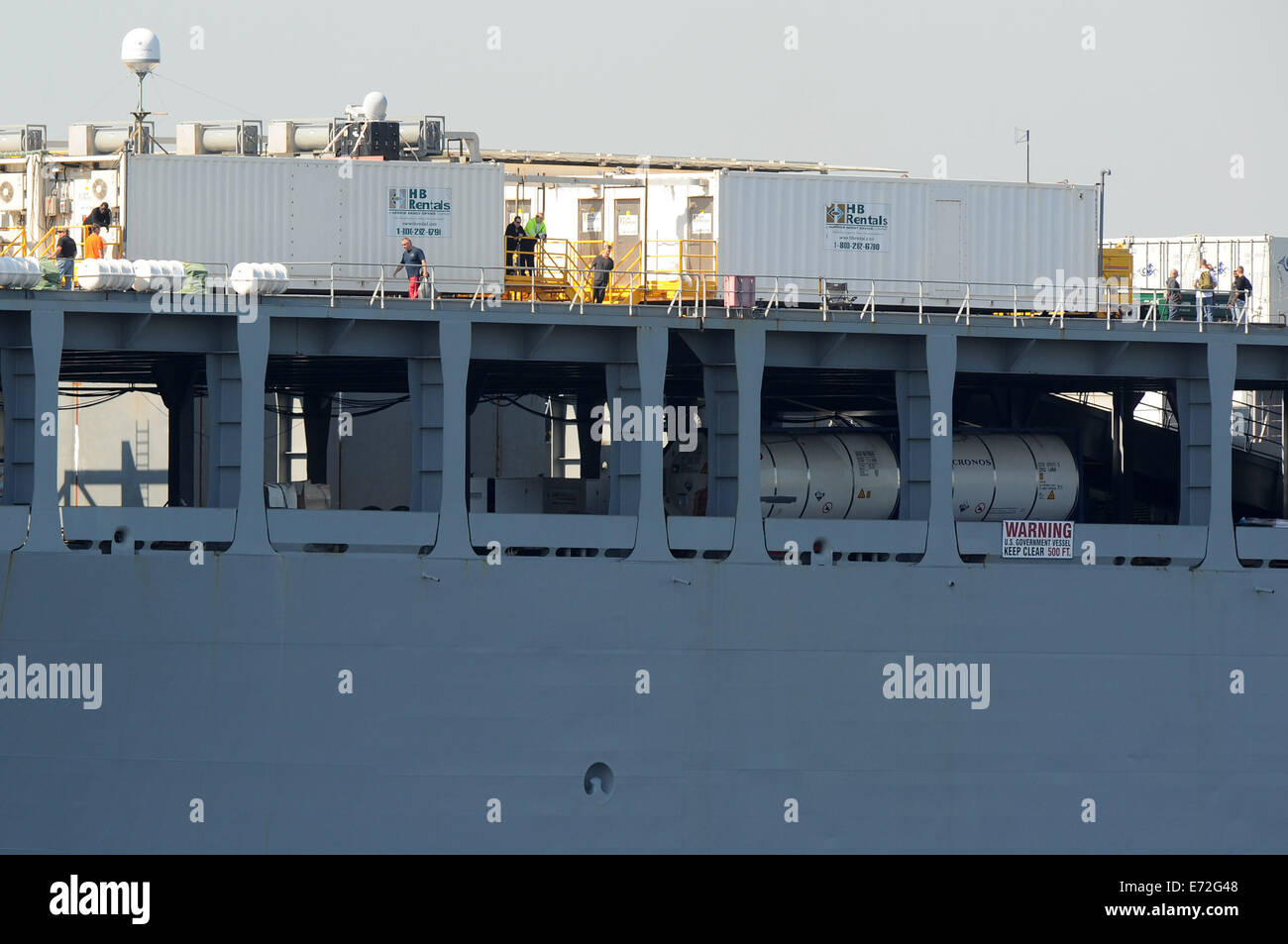 Bremen, Germany. 04th Sep, 2014. US special ship 'Cape Ray' with poison ...