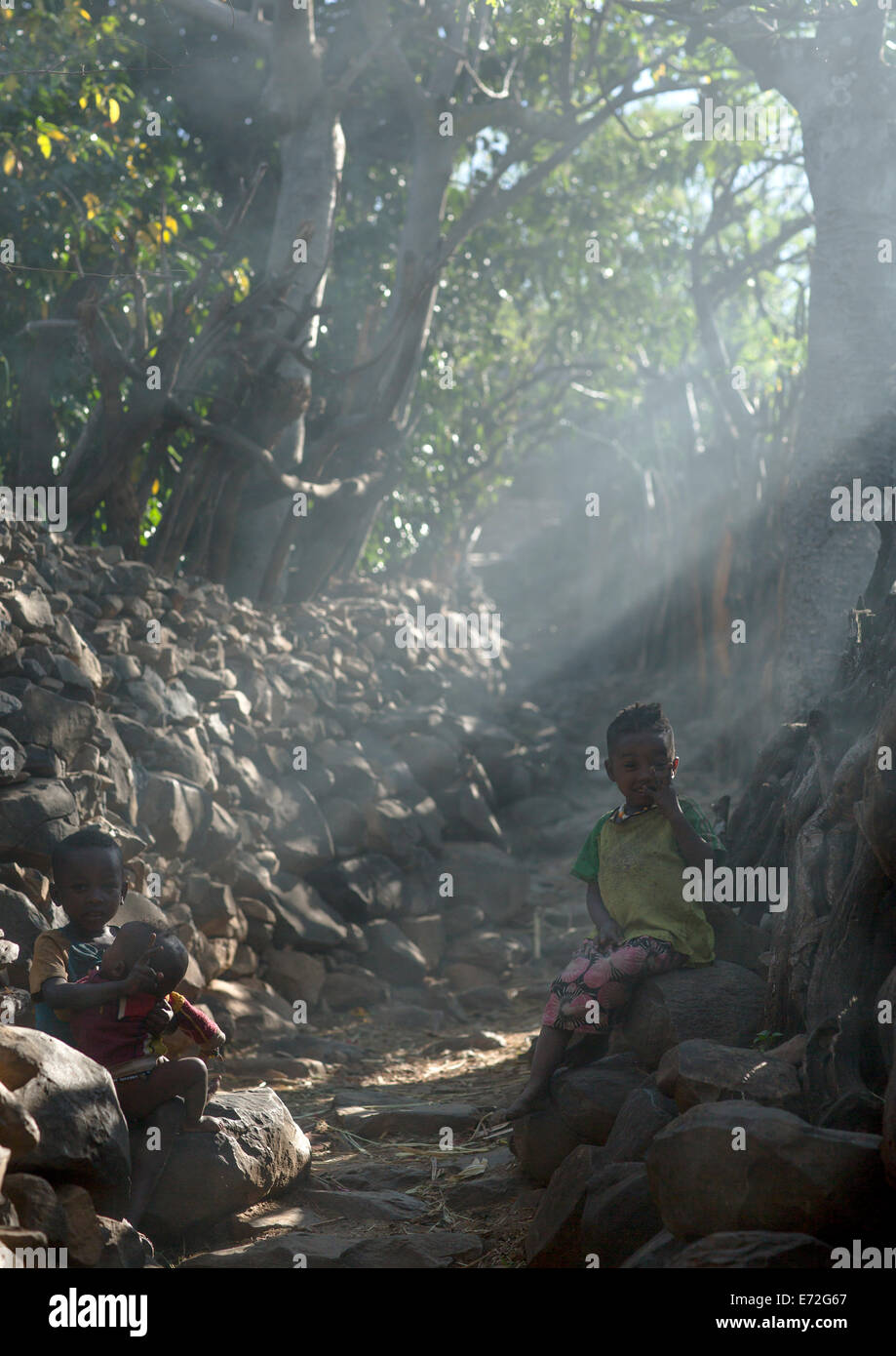 Konso ethiopia stone village hi-res stock photography and images - Alamy